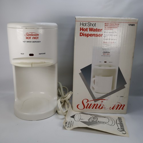 Vintage Sunbeam Hot Shot Water Dispenser #17081 White Tested/Works Made ...