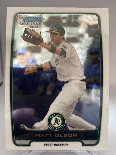 2012 Bowman Chrome Draft - MATT OLSON - Rookie Card #BDPP20 - Braves 50 ...