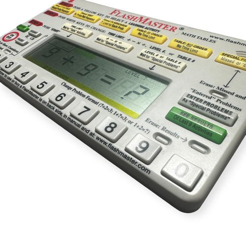 Flash Master Math Tables MT1A Educational Electronic Toy Learning ...