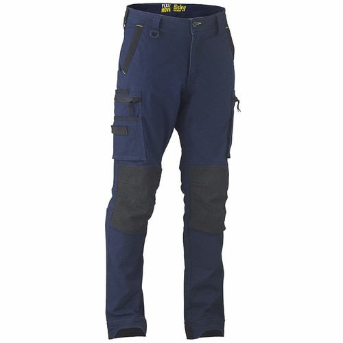 Bisley FLEX & MOVE STRETCH CARGO PANT Navy- Size 77R, 82R, 87R Or 92R ...