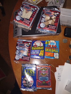 (5) Unopened Baseball Mystery Card Pack Mix 1988-1992 ? Upper Deck ...