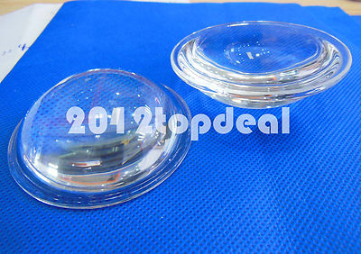 5pcs High Power LED convex lens condenser lens 50mm | eBay