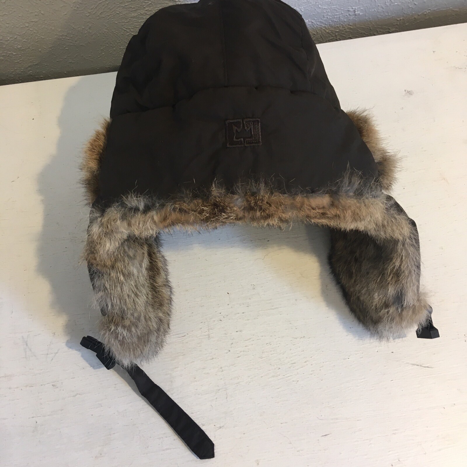 Paul Leinburd By Crown Cap Rabbit Fur Trimmed Trapper… - Gem