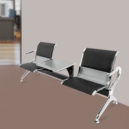 2 Seats Waiting Chair Reception Room Guest Chair Airport Bench Chair ...
