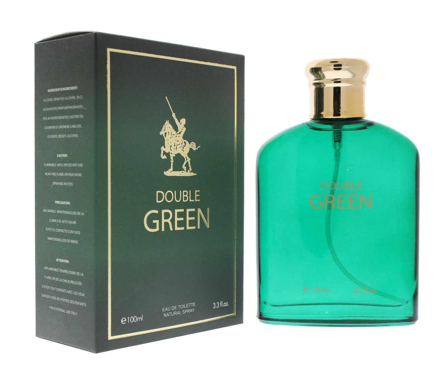 Perfume for Man Double Green Fragrance 3.3 Fl oz EDT Men's Cologne ...