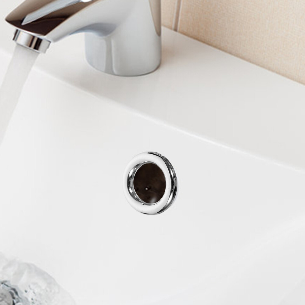 6 Pcs Overflow Hole Fittings Bathroom Accessory Drain Cover Sink Vessel ...