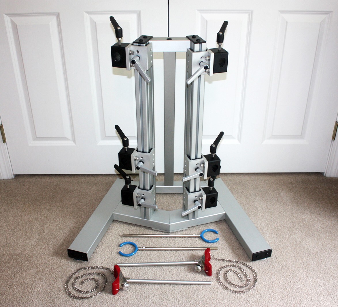 Ace Glass 12843 Scale-Up Series Bench Top Dual Reactor Stand, 31” Tall ...