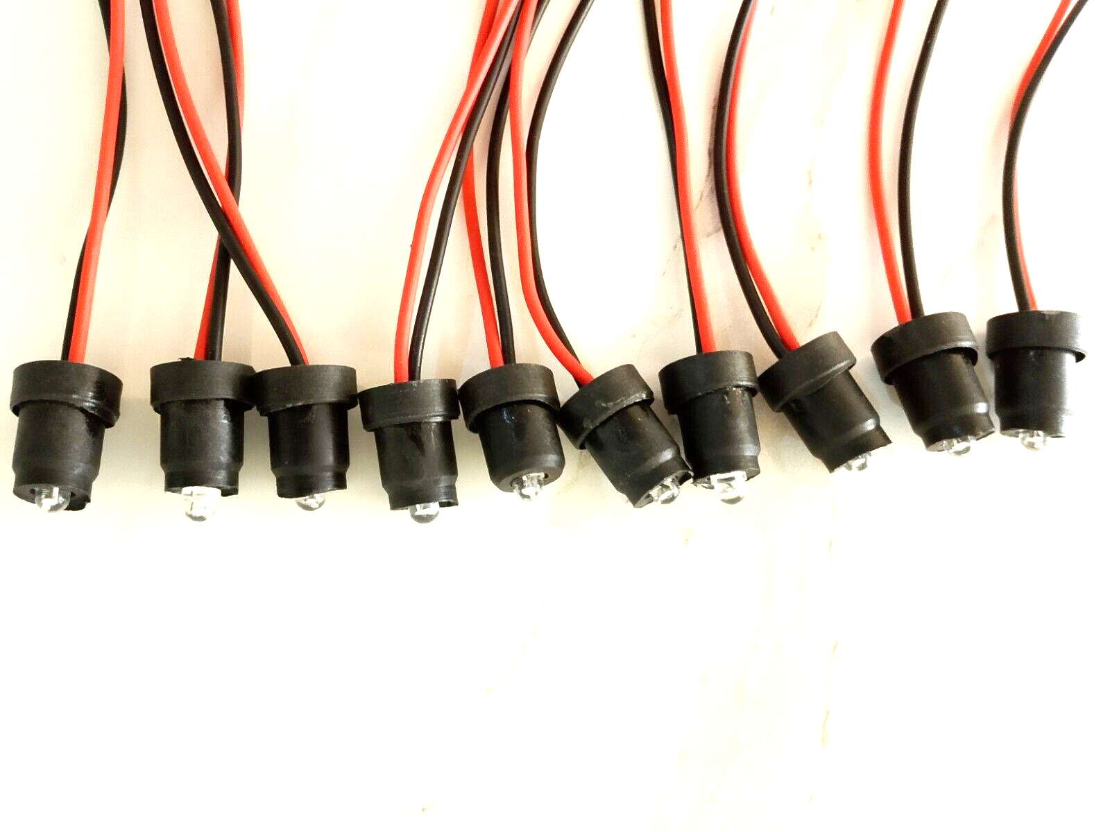 9 mm LED light bulbs 10 nos for speedometer Tachometer Dashboard holes ...