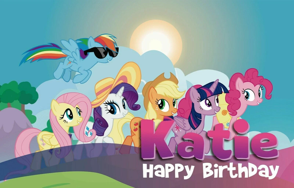 My Little Pony Happy Birthday Banner