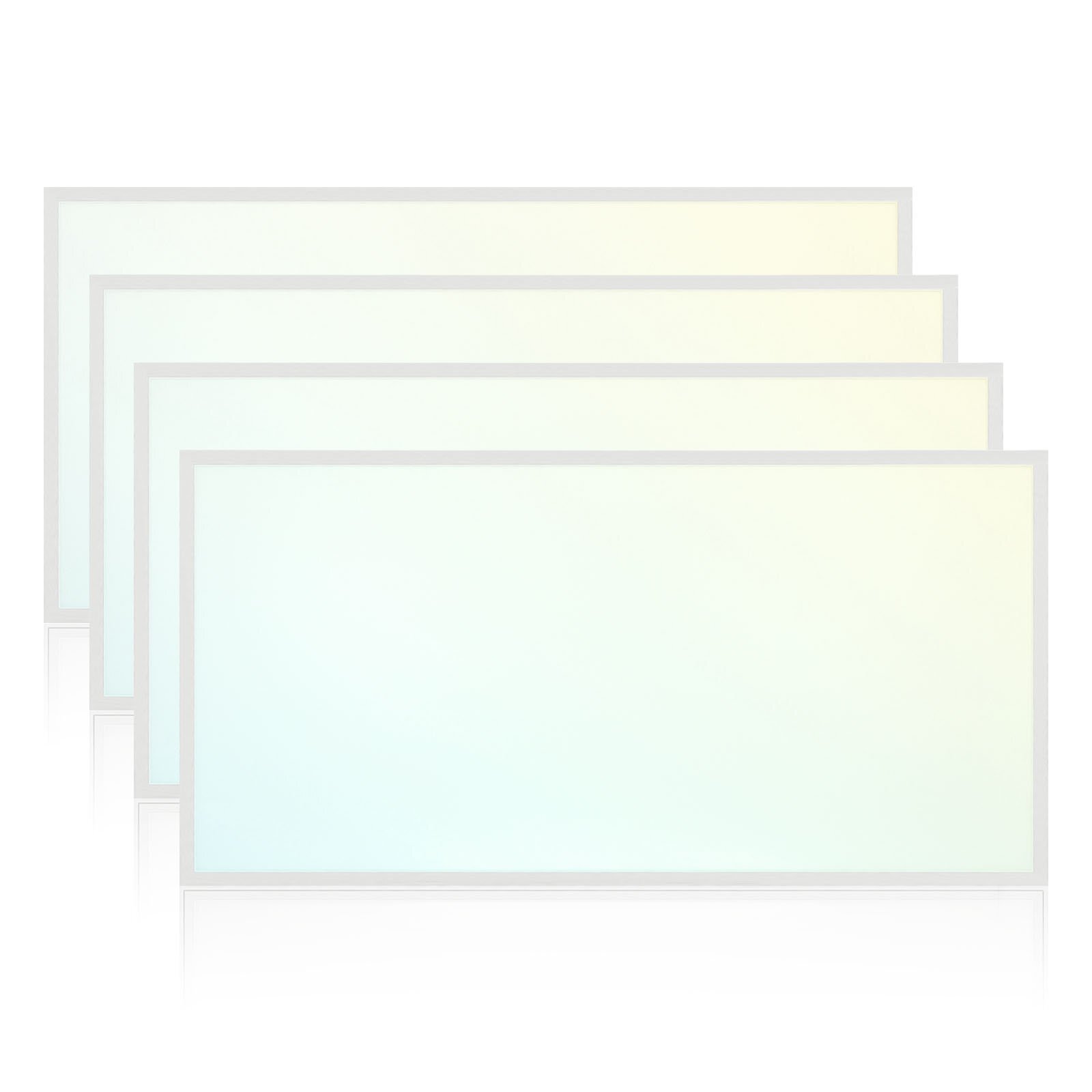 Luxrite 2x4 FT LED Flat Panel Light 30/40/50W 3 CCT 3750/5000/6250LM ...