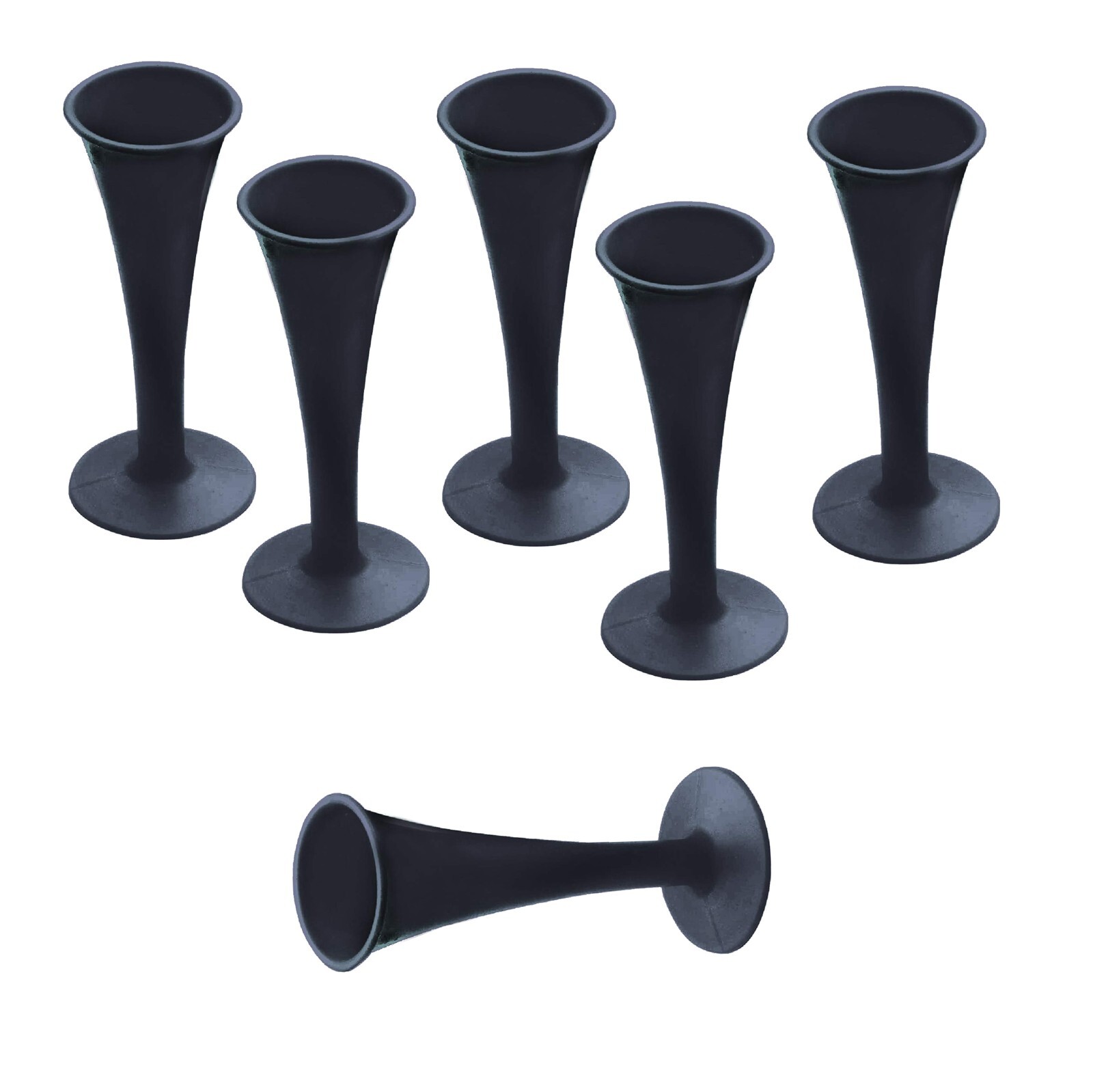 Lot Of 6 Pcs Pinard Fetal Stethoscope Black Color Plastic Surgical ...