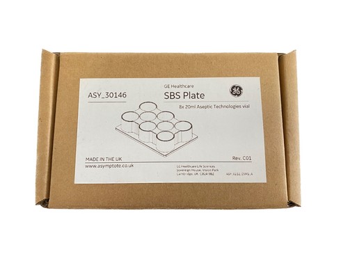 (1/Pk) GE VIA Freeze 20mL 8-Place Aseptic Technologies Vial SBS Plate ...