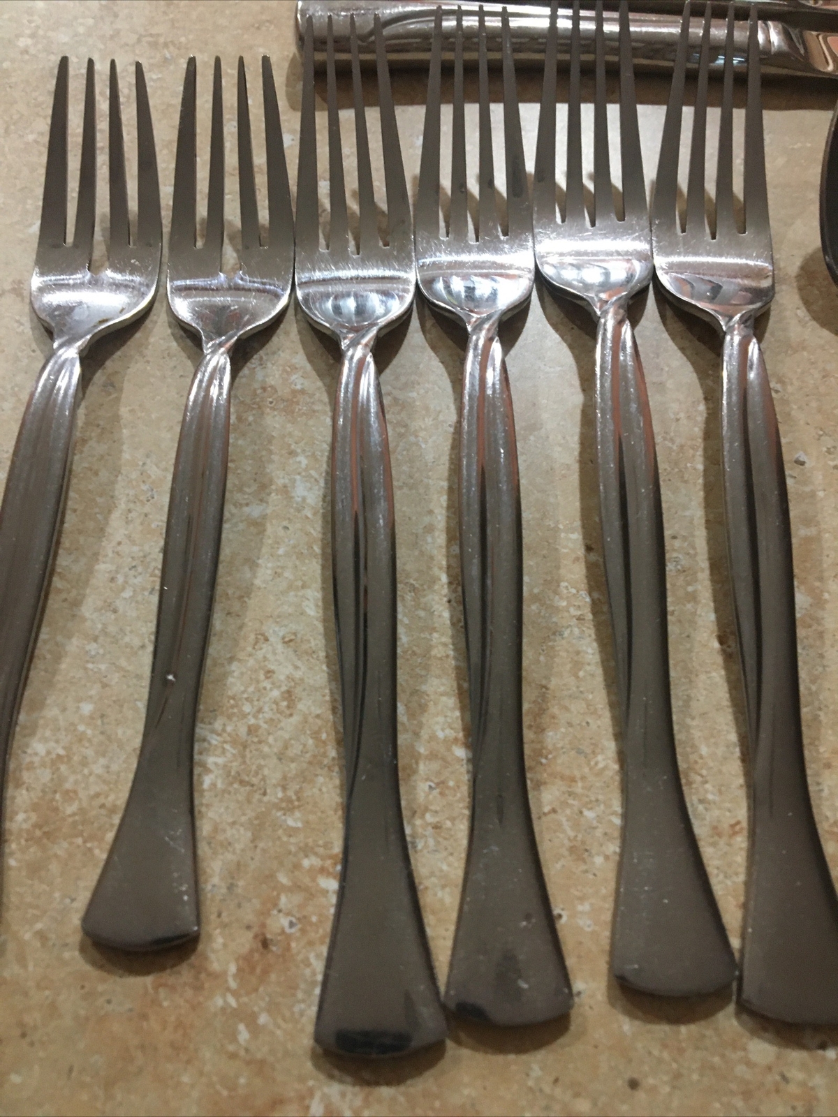16 PC. CAMBRIDGE STAINLESS STEEL FLATWARE SILVERWARE MIXED LOT | eBay
