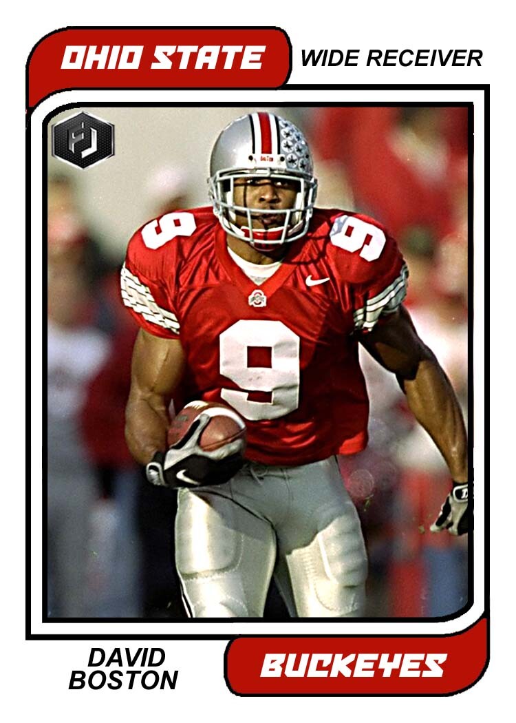 ACEO DAVID BOSTON OHIO STATE BUCKEYES CUSTOM HAND MADE ART CARD | eBay
