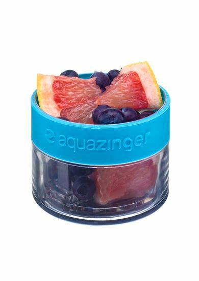 Aqua Zinger Flavor Infuser Blue Flavored Water Fresh Fruit By Zing ...