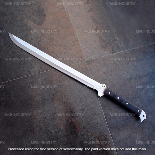 D2 STEEL SHORT SWORD - MACHETE KNIFE COMBAT TACTICAL SWORD WITH SHEATH ...
