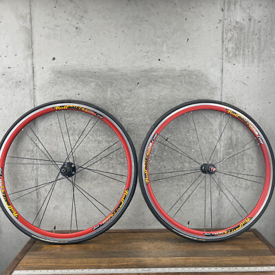Rolf Vector Comp Wheel Set 700c Red 20 Hole 18 Hole 130 Vintage Aero 8s ...