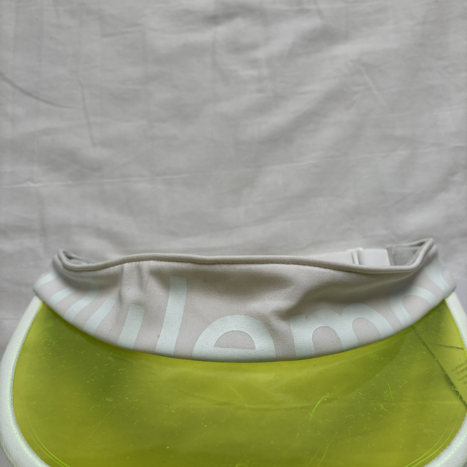 Lululemon Translucent Visor WHT/GRN White and Green Unisex One Size | eBay