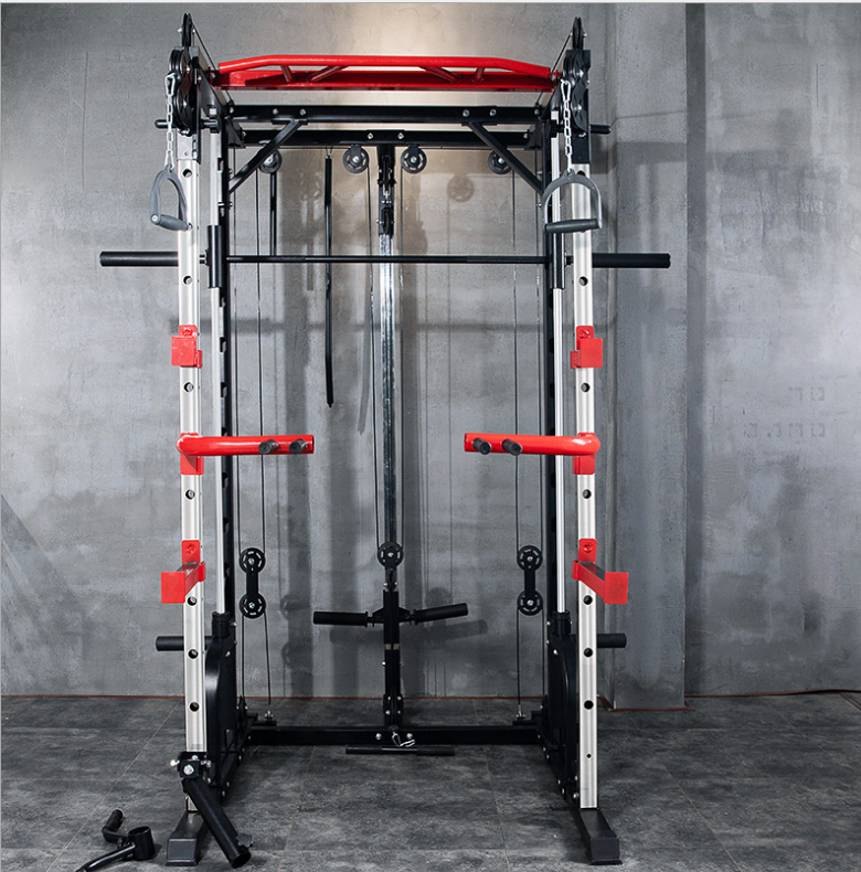 Smith Machine Power Rack cage adjustable Squat Rack | eBay
