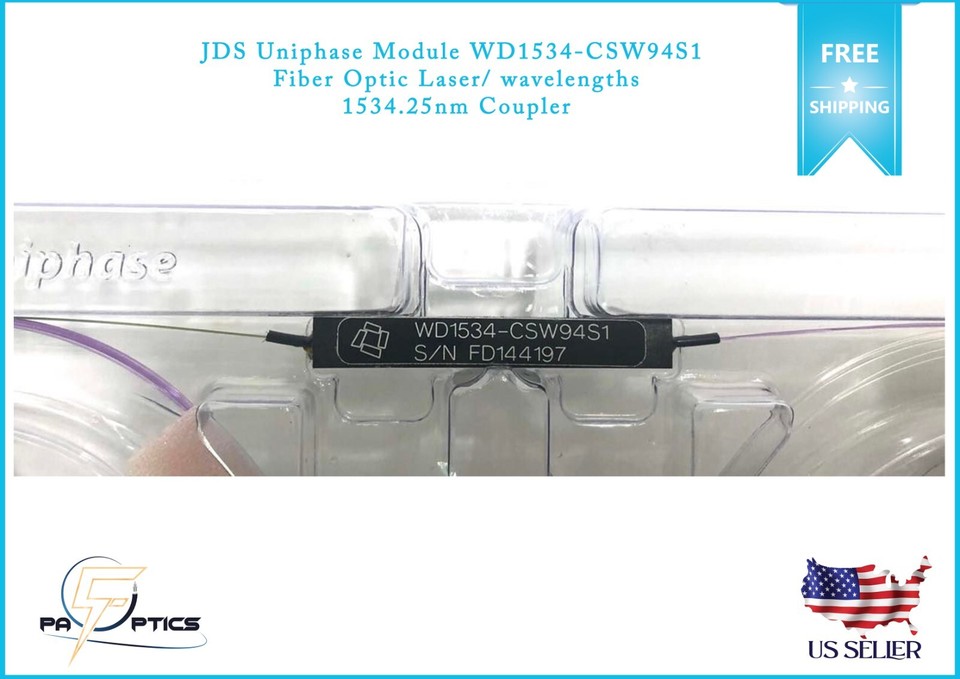 JDS Uniphase Module WD1534-CSW94S1 Fiber Optic Laser/ wavelengths/ BAND ...