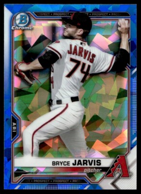 2021 Bowman Chrome Sapphire Bryce Jarvis G72 Arizona Diamondbacks #BCP ...