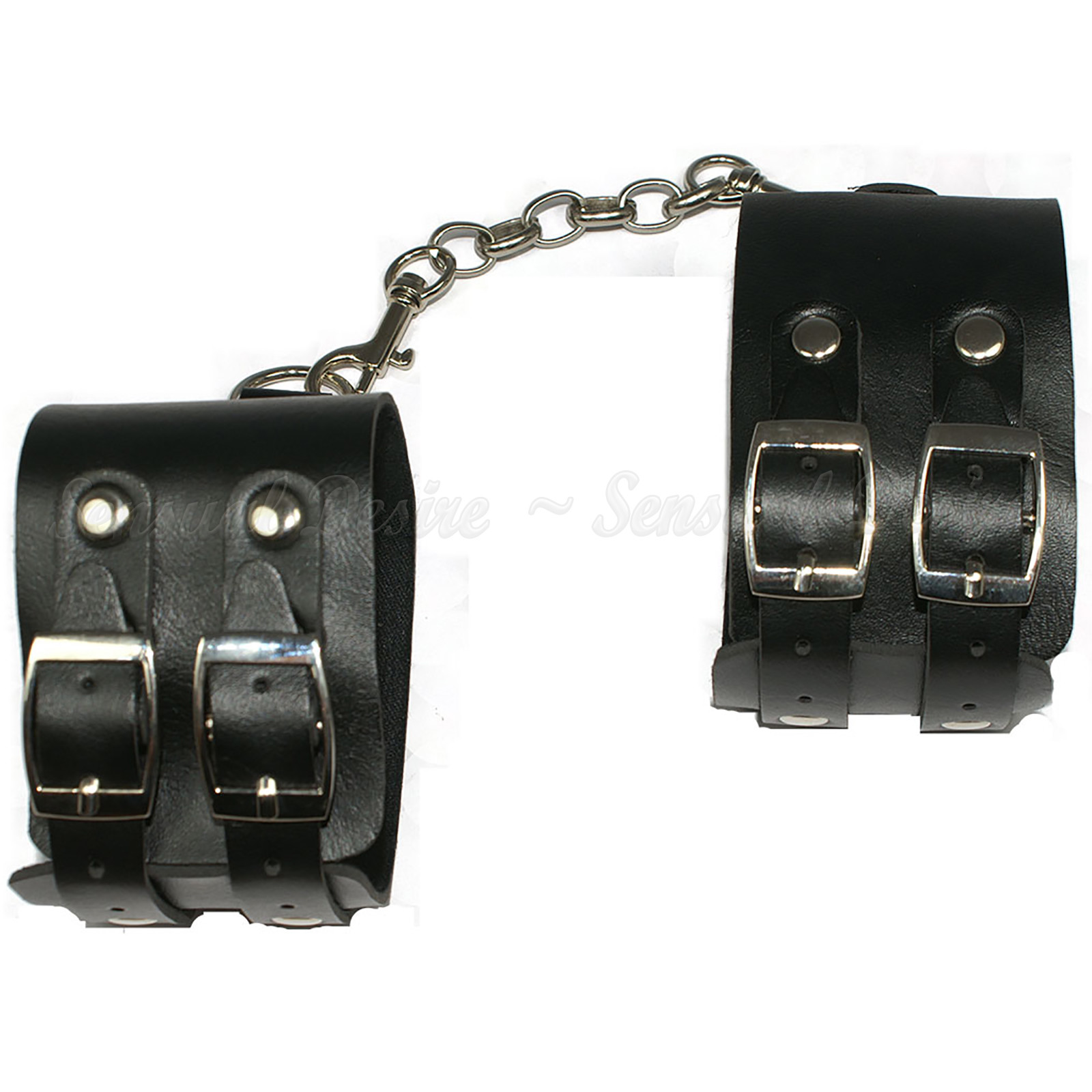 Double Strap Wrist Cuff Sensual Desire Bondage Restraint | eBay
