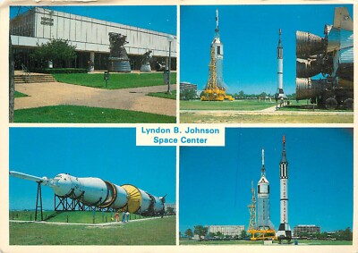 Vintage Postcard - Lyndon B Johnson Space Center, Houston, Texas | eBay