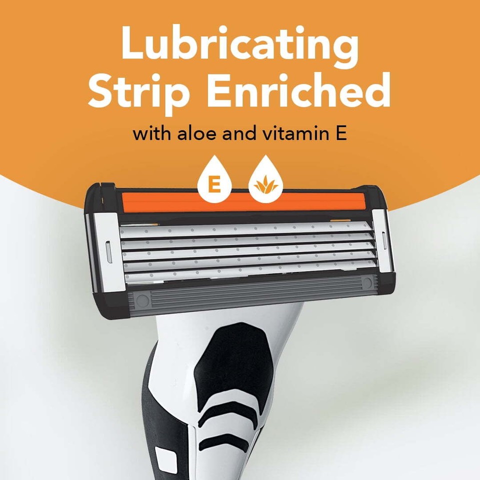 Flex 5 Refillable Razors for Men, Long-Lasting, 5-Blades 70330751019| eBay