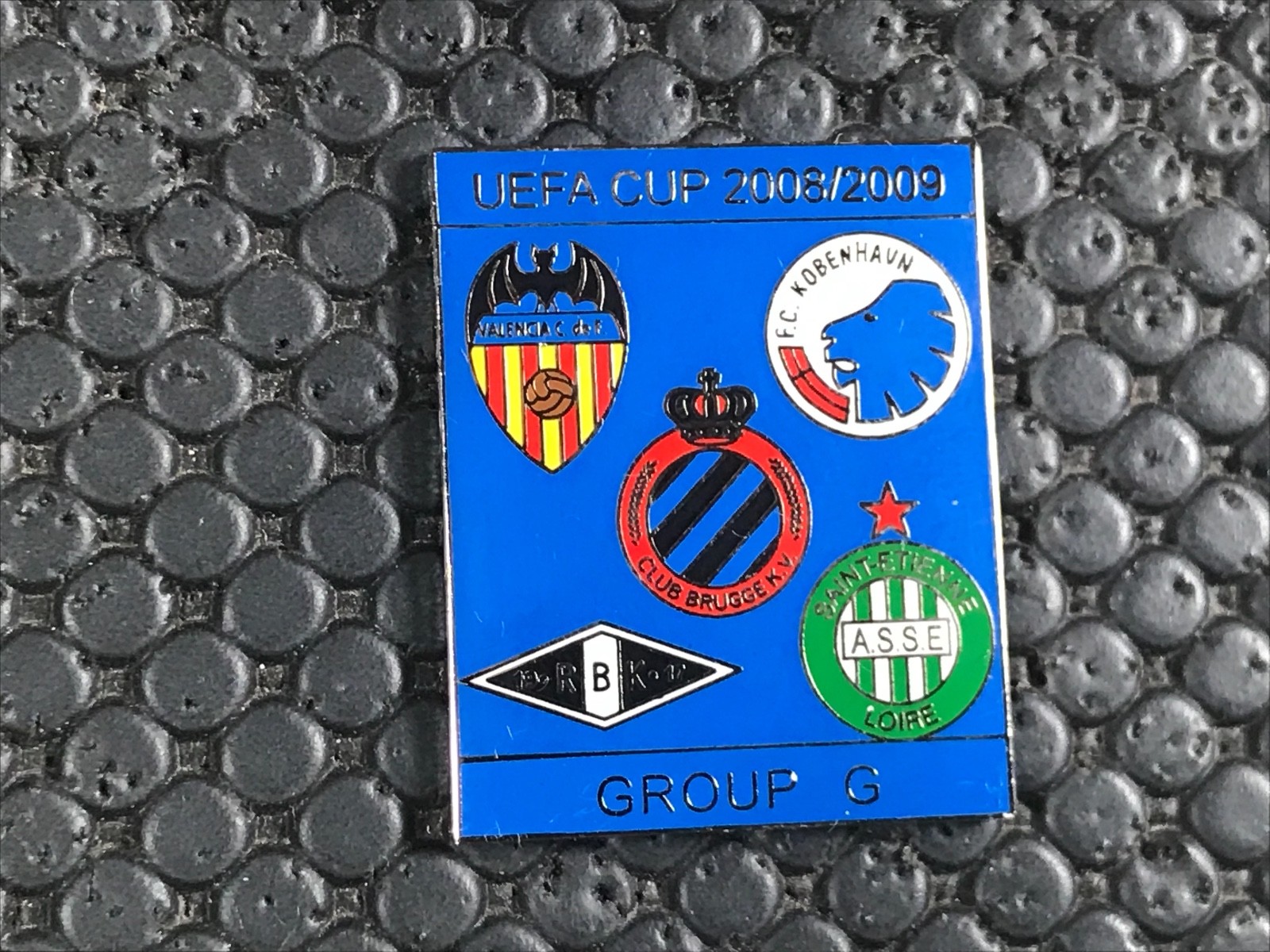 PINS BADGE FOOTBALL ASSE SAINT ETIENNE VALENCIA BAYERN ROSENBORG ...