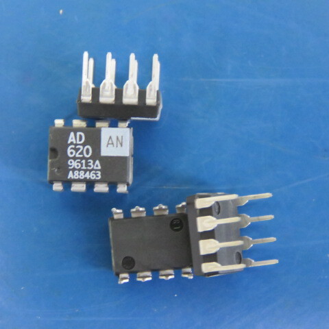 Analog Devices AD620AN Qty of 2 per Lot IC INSTRUMENTATION AMP SINGLE ...
