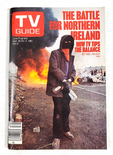 1981 TV Guide Sep 26-Oct 2 Northern Ireland Sarah Purcell Real People ...