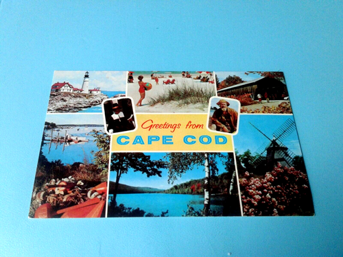 CAPE COD: "GREETINGS FROM CAPE COD" - VINTAGE CARD | eBay