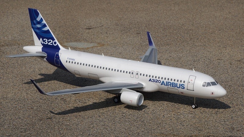 1:30 Scale A320 NEO Twin 50mm EDF 1086mm Wingspan EPO RC Airliner PNP ...