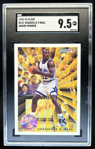 1993-94 Fleer Shaquille O'Neal #231 Magic SGC 9.5 | eBay