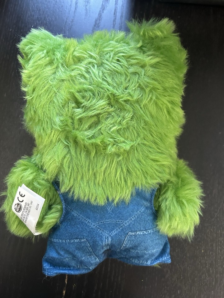Fuggler Old Mcfuggler - Green Fluffy Funny Ugly Monster In Dungarees ...