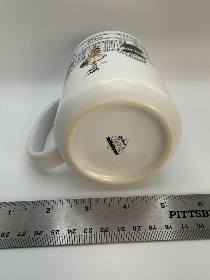 Christian Dior Boutique Scene Coffee Mug Fashion Paris Lady Art Cup | eBay