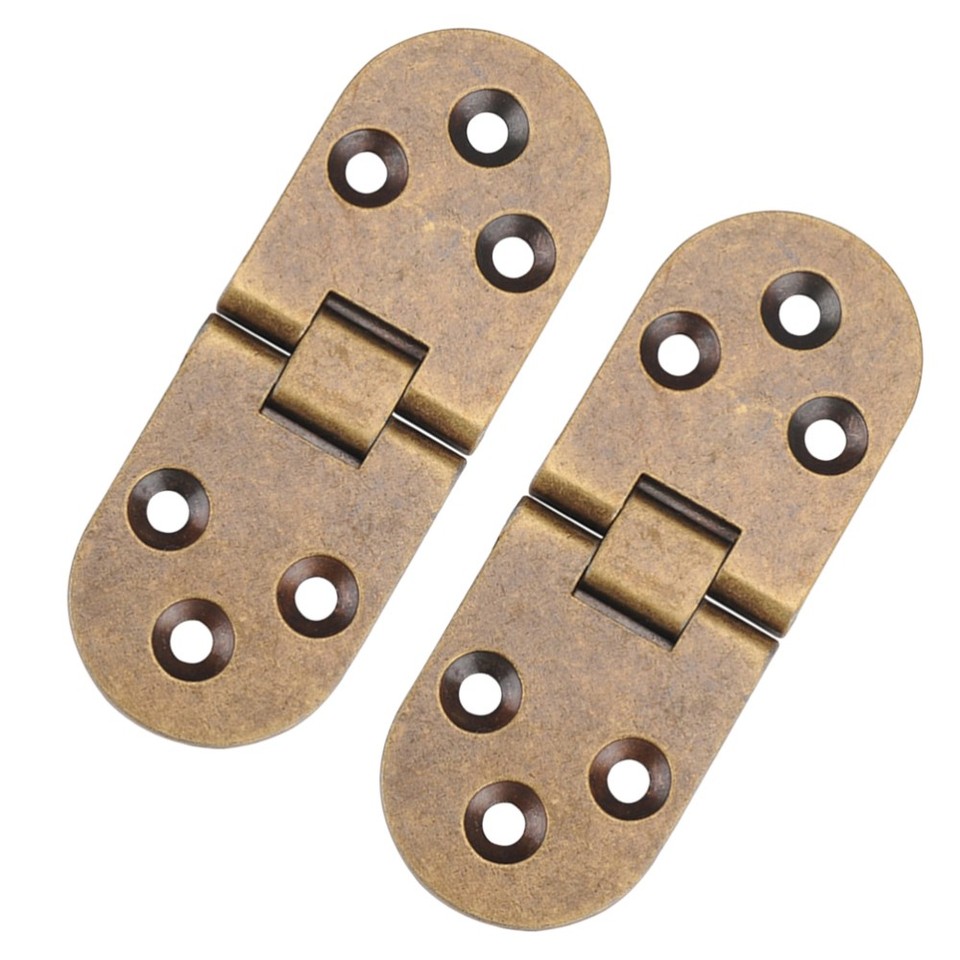 2pcs Metal Turning Hinge Invisible Practical Durable Simple Small Metal ...