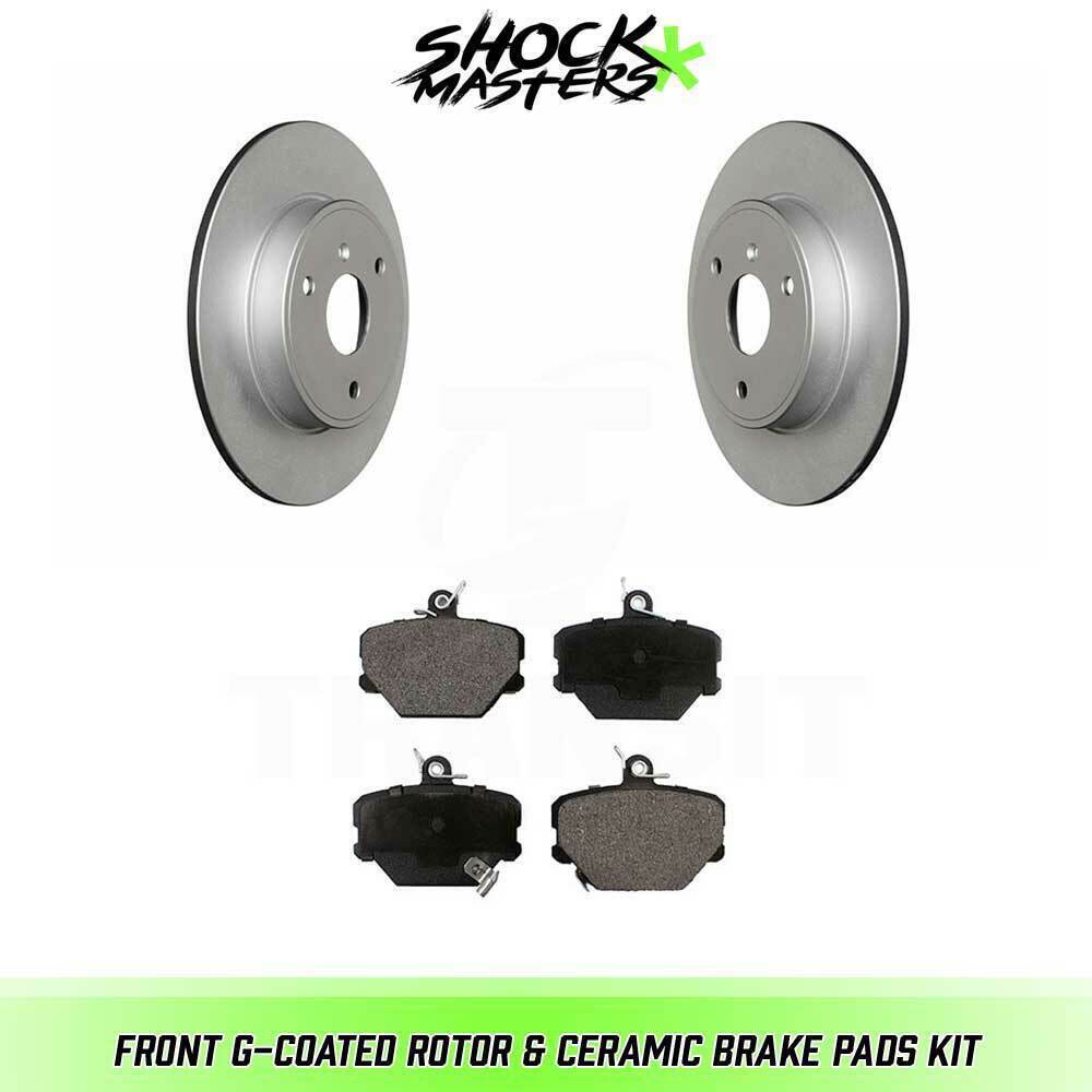 Front G-Coated Rotor & Ceramic Brake Pads for 2005-2016 Smart Fortwo | eBay