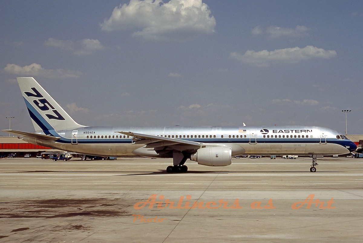 Boeing 757 22191 757225 N501ea Eastern Airlines Atlanta The New