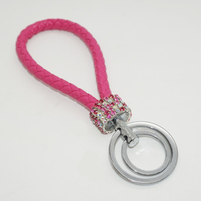 Crystal Diamond Key Chain with Double Holder for Key or Car Remote (Hot ...