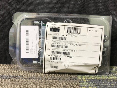 Cisco WIC-2T Router 2 Port Serial WAN Interface Card-BRAND NEW | eBay