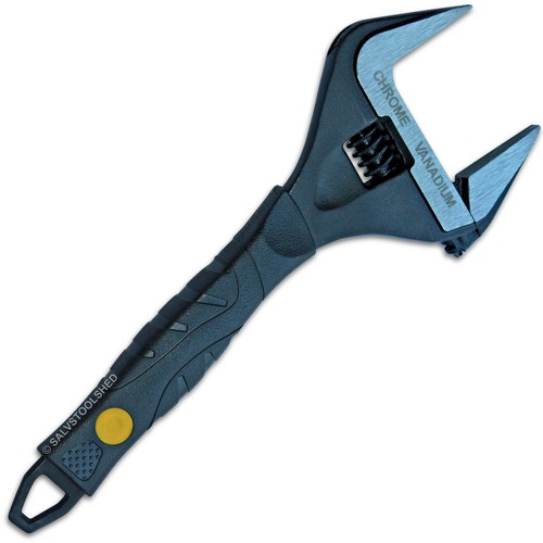 12" Adjustable Wrench Shifter Shifting Spanner Extra Wide Jaw 0 to 60mm ...