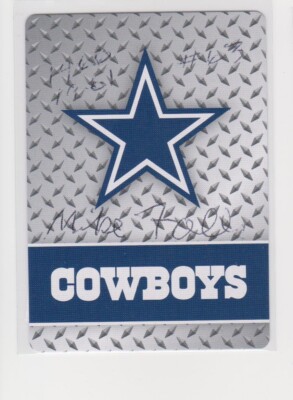 MIKE FALLS DALLAS COWBOYS 1960-61 MINNESOTA UNIVERSITY AUTOGRAPHED ...