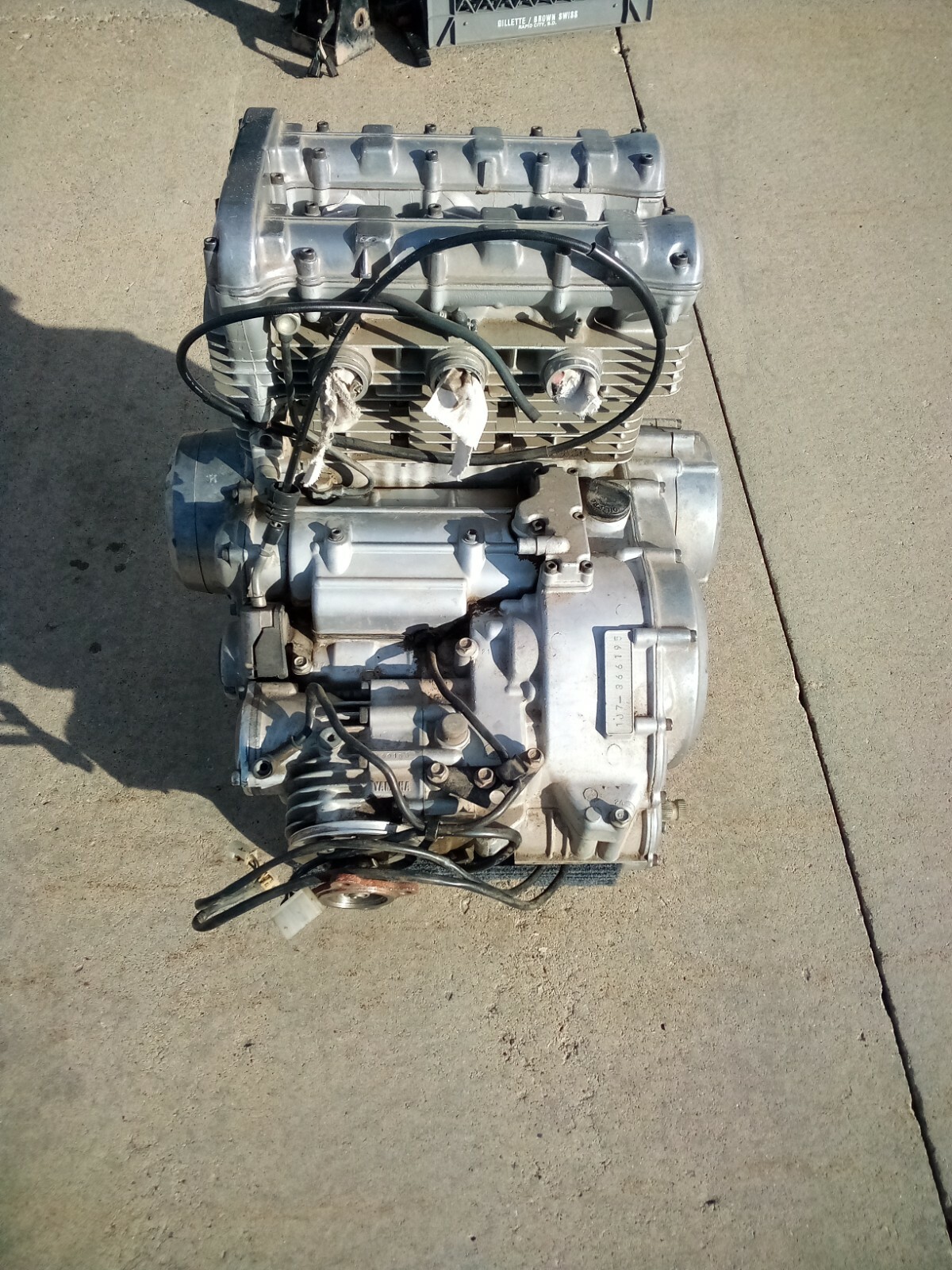 1977 Yamaha 3 Cylinder Triple Motorcycle Engine Motor 750 750cc - Bike ...