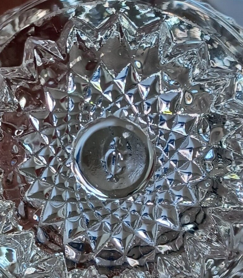 1960's Imperial Clear Cut Glass Bellaire Toothpick Holder Mini Vase 2.5 ...