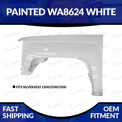 NEW Painted WA8624/GAZ White 2014-2018 Chevrolet Silverado Driver Side ...