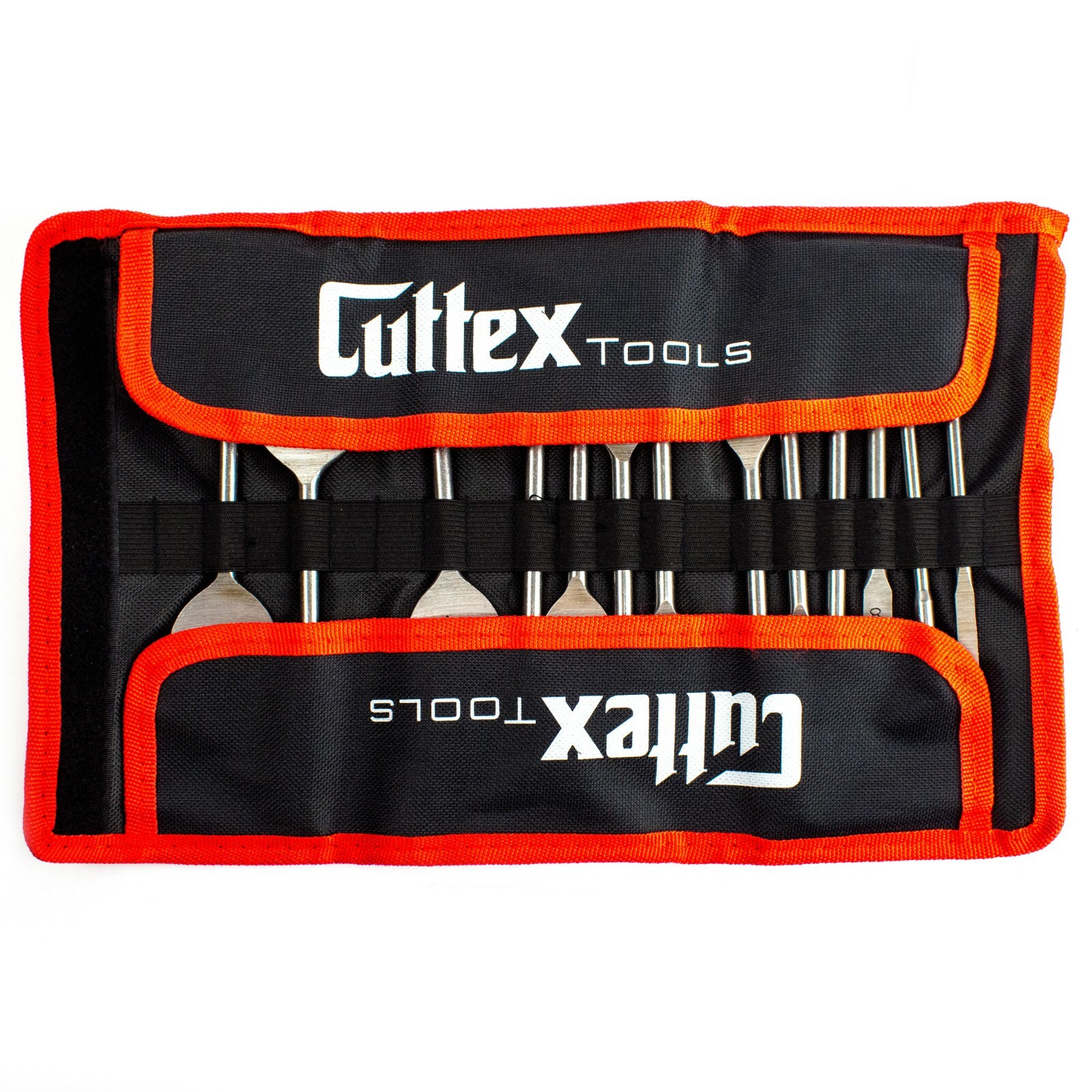 1/4" to 1-1/2" Spade Drill Bit Set, Cuttex Tools 13 PCS, Full Set HEAVY ...