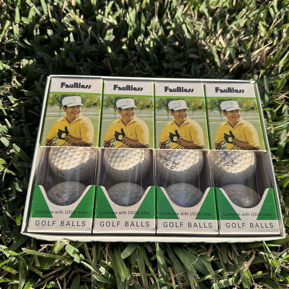 Vintage Complete Set 1970s New Faultless MVP Lee Trevino Golf Balls 12 ...