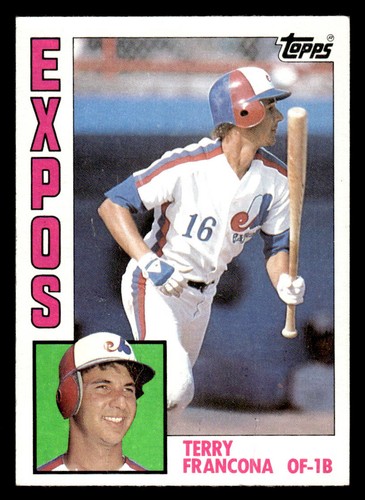 1984 Topps #496 Terry Francona Card Montreal Expos | eBay