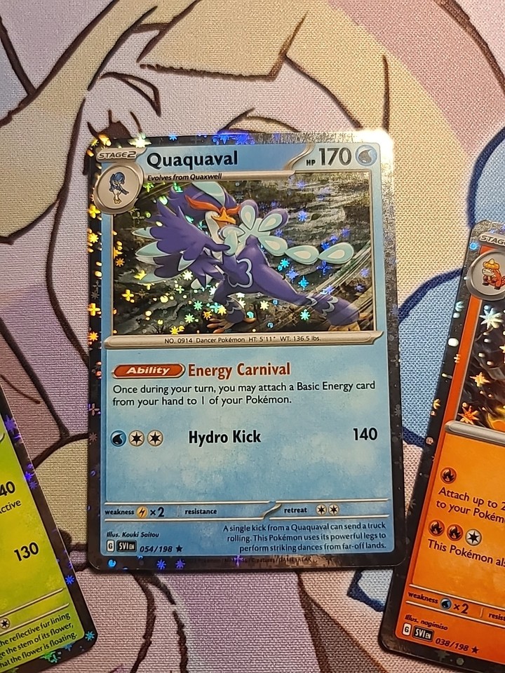 Pokemon Meowscarada Skeledirge Quaquaval Starlight Holo EU Exclusive | eBay